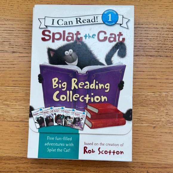 Scholastic | Toys | Scholastic Splat The Cat Reading Set Black And ...
